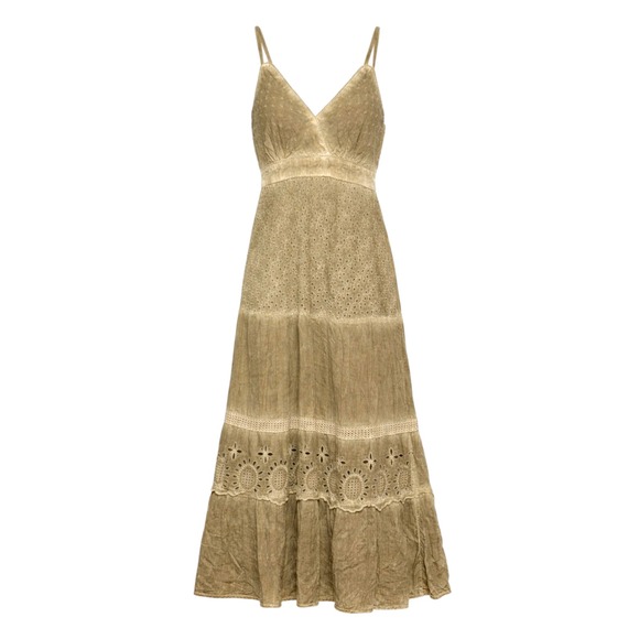 Dresses | Y2k Fairy Grunge Boho Eyelet Babydoll Maxi Dress Womens Size ...